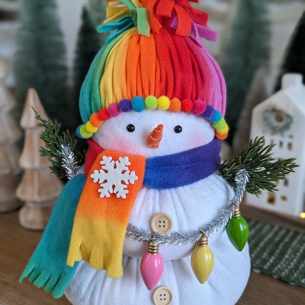 Fleece Snowman - Etsy