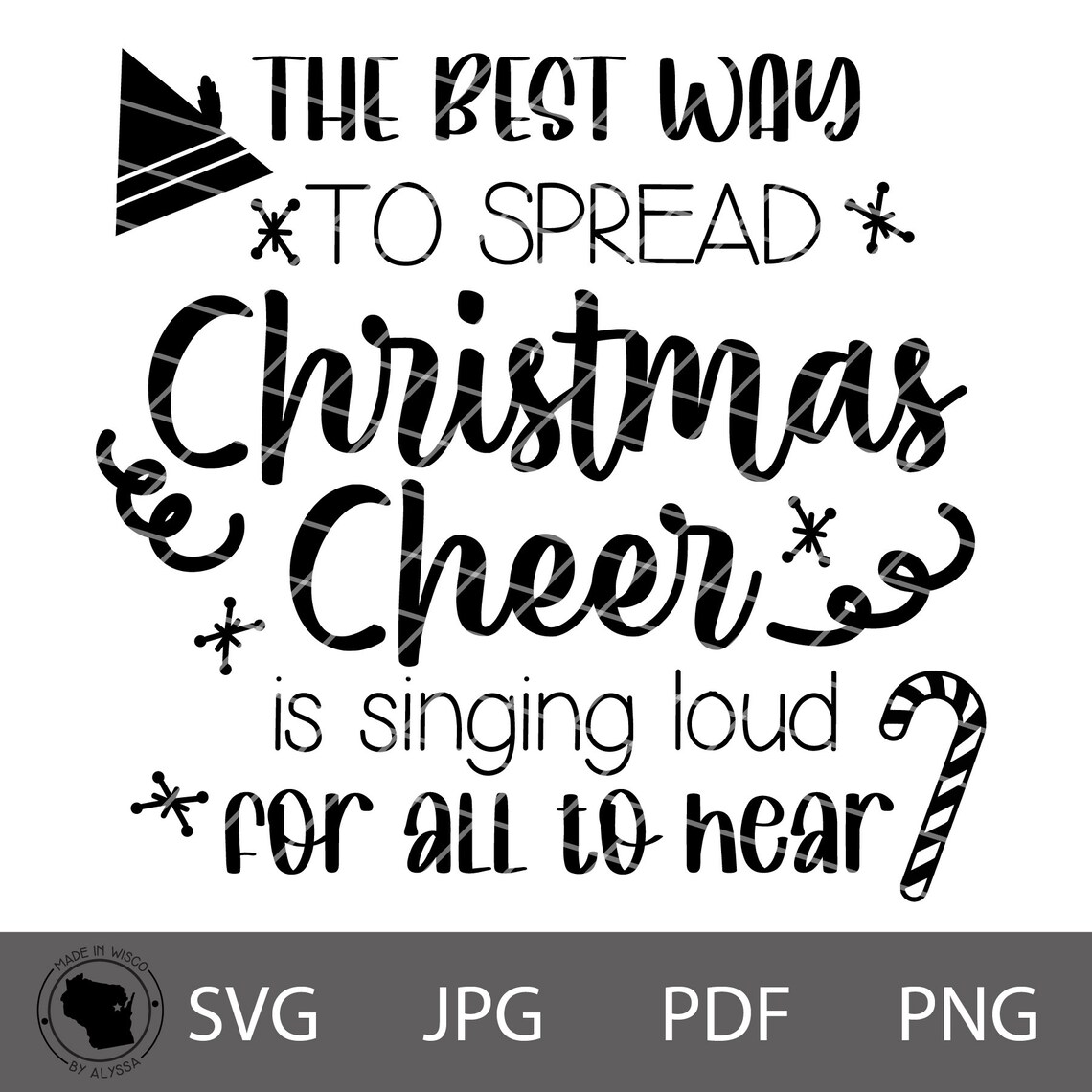 Elf the Movie Svg, Christmas Cheer Svg, Christmas Spirit Svg, Cricut ...