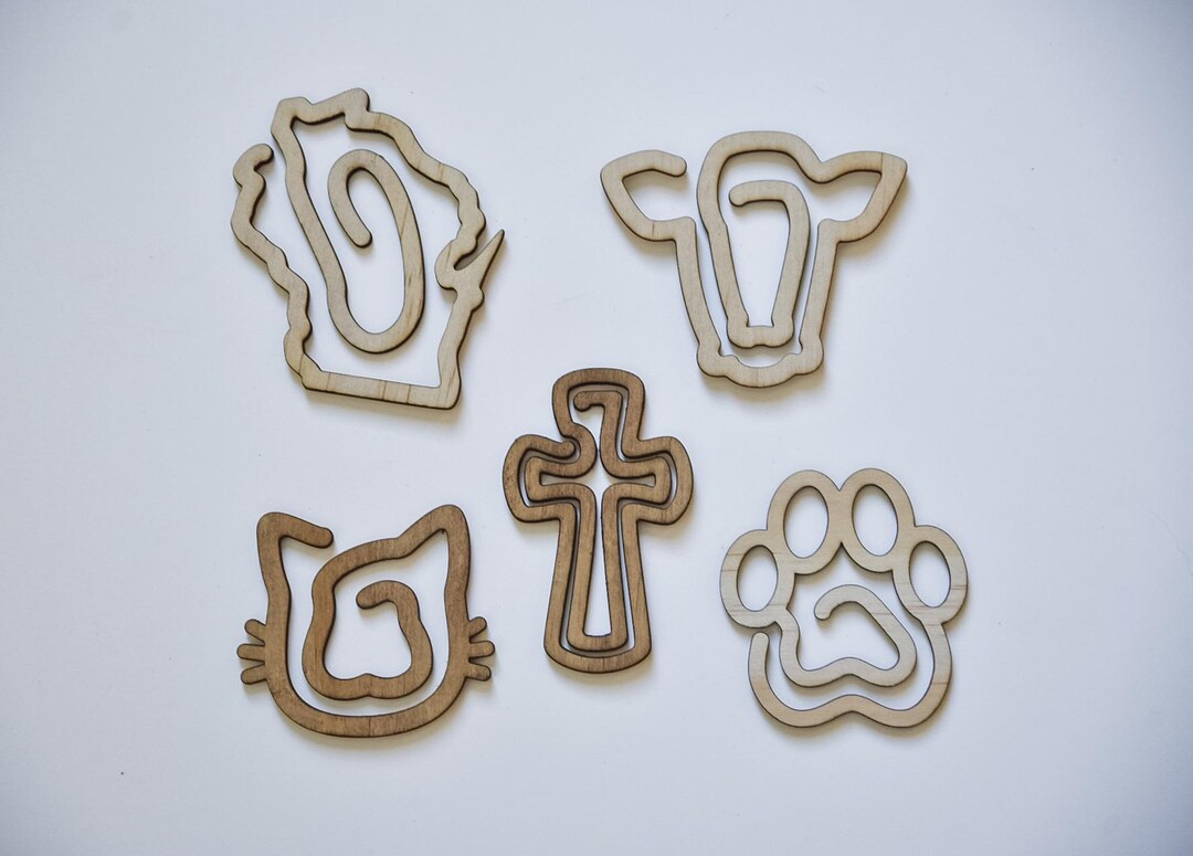 Wooden Bookmark, Pawprint Bookmark, Cat Bookmark, Cross Bookmark, Bible ...