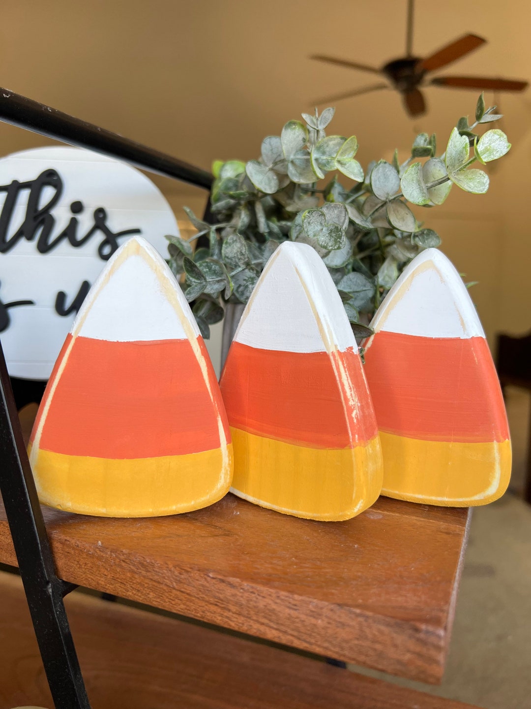 Wooden Fall Decor | Fall Farmhouse Decor | Halloween Decor | Rustic ...