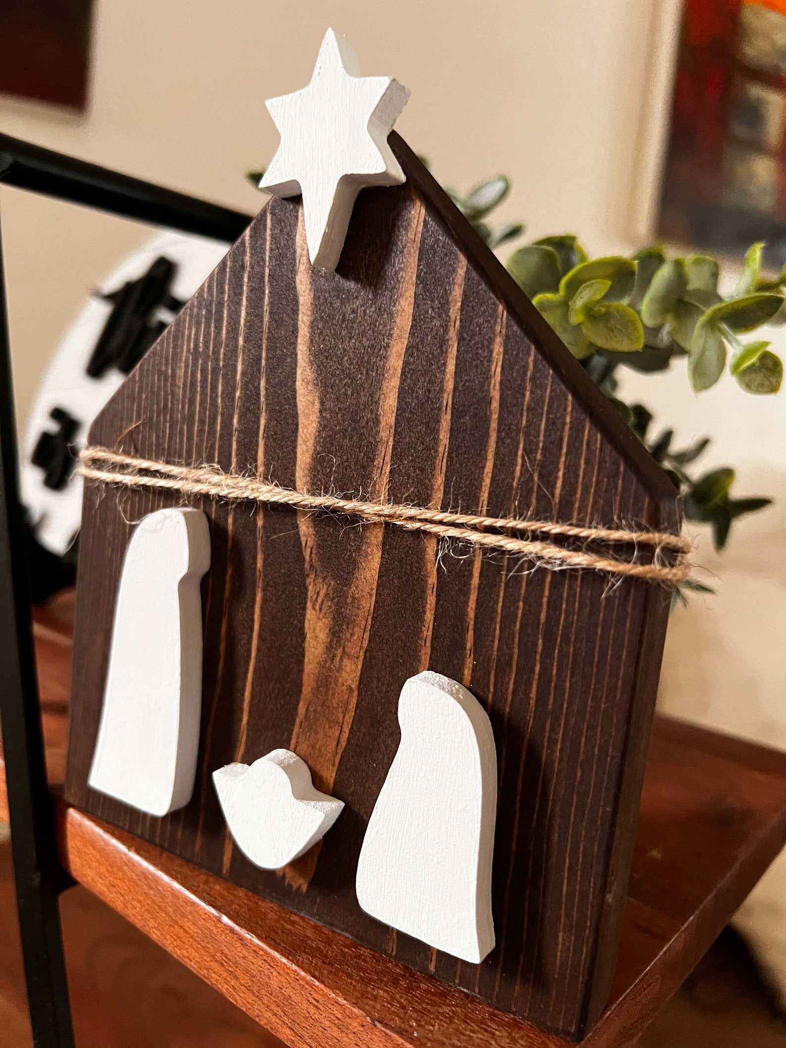 Nativity Wooden Christmas Decor Rustic Christmas Decor - Etsy