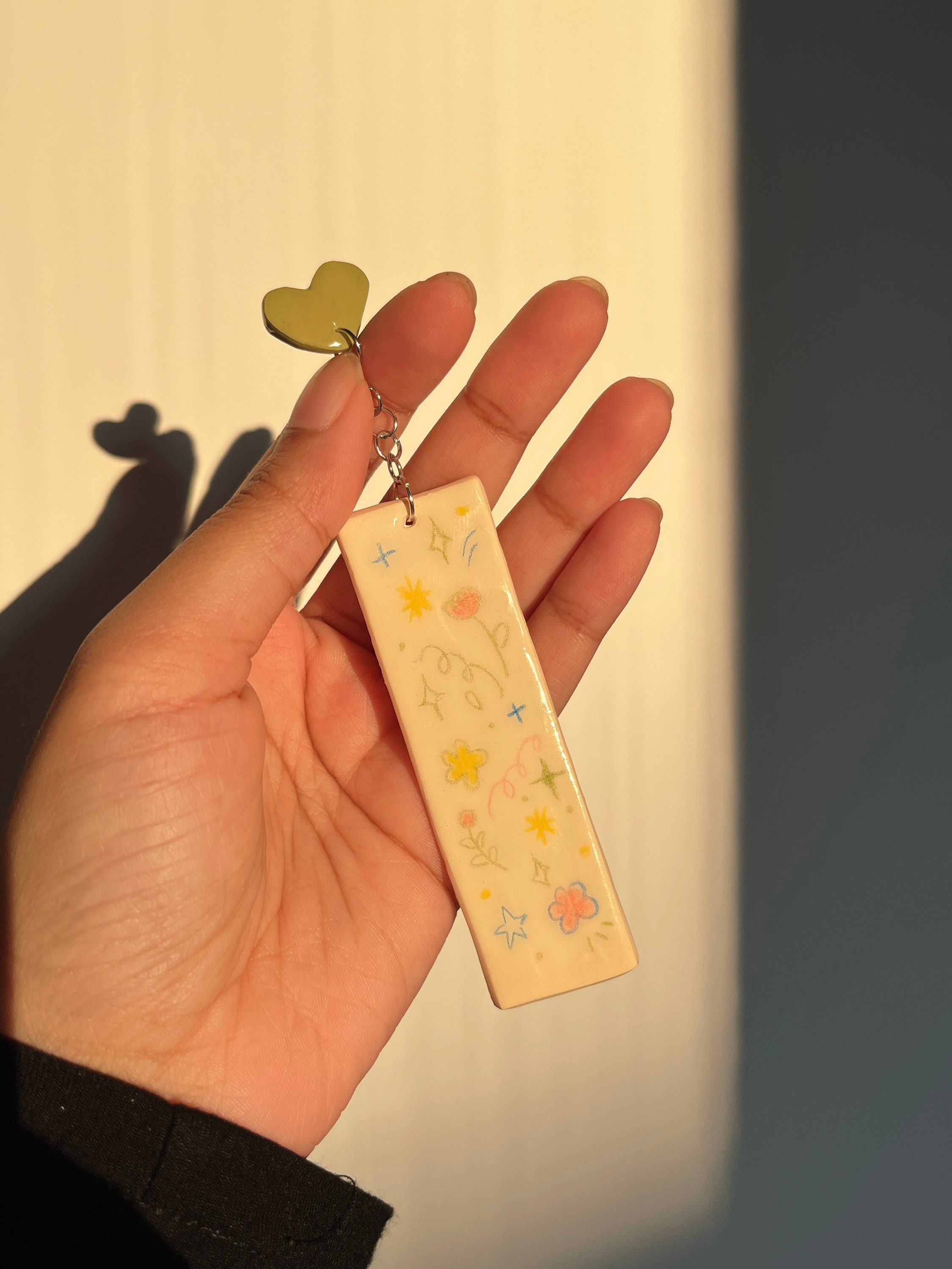 Handmade Clay Bookmarks | Bookmark, Clay - Etsy