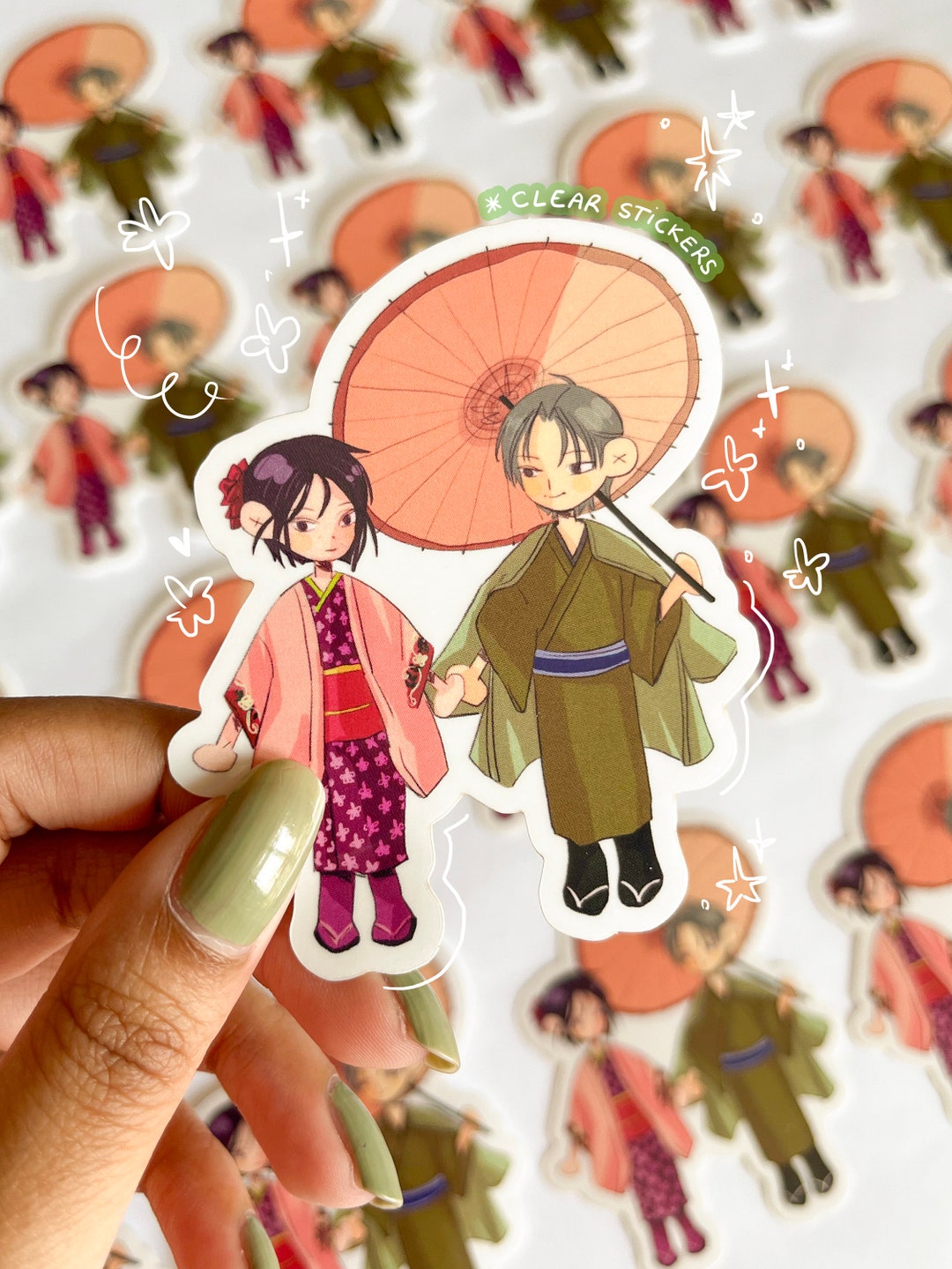 Akito & Shigure, Stickers - Anime Manga Stickers - Etsy