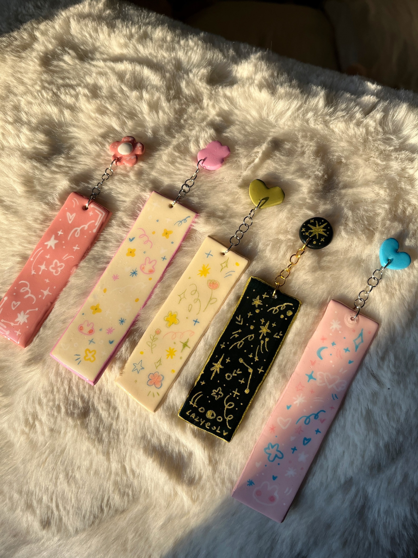 Handmade Clay Bookmarks | Bookmark, Clay - Etsy