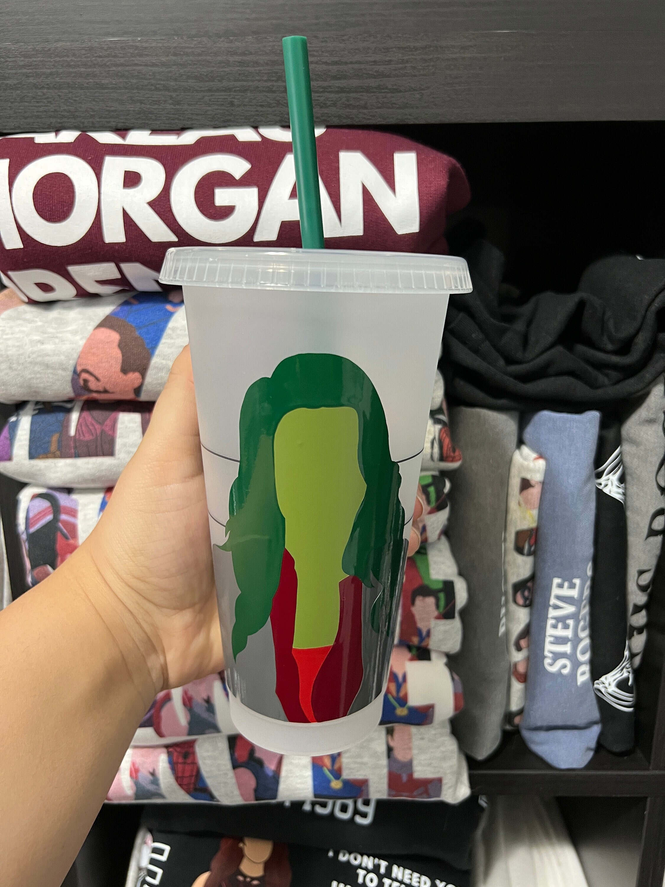 Jennifer She-hulk Starbucks Cold Cup - Etsy