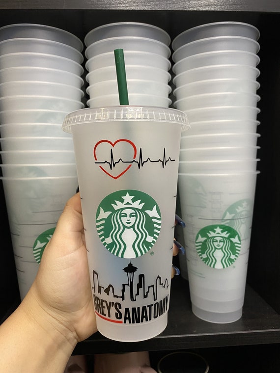 Lexie Grau Grey s Anatomy Starbucks Cold Cup Etsy