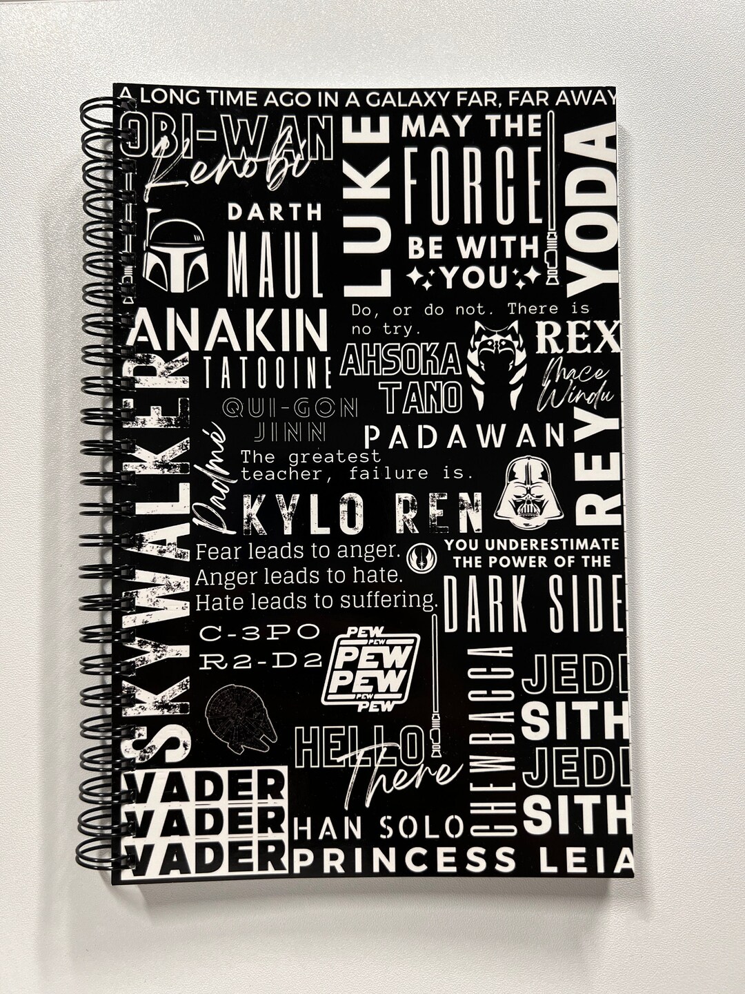 SW Quotes Notebook Stationery - Etsy