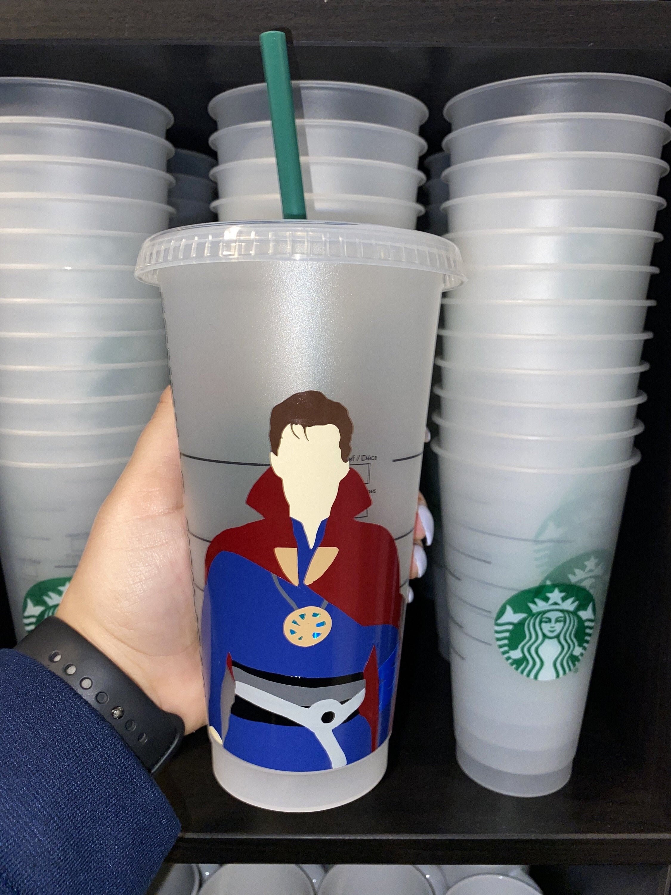 Doctor Stephen Strange Marvel inspiró Starbucks Frosted Cup - Etsy España