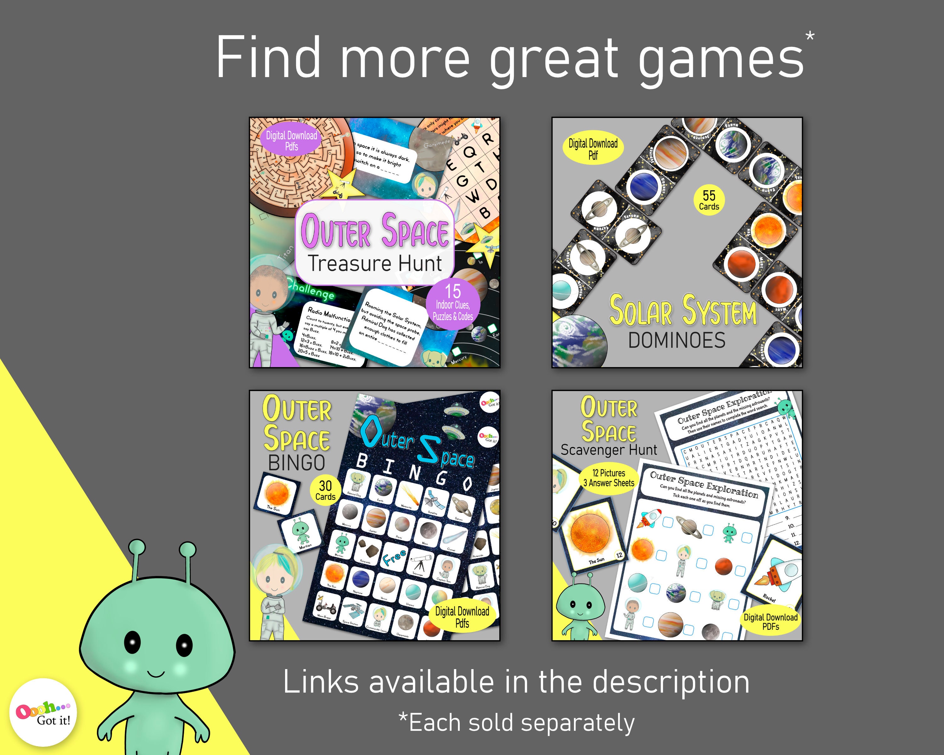 Space Memory Card Game, a Printable Picture Matching Solar System ...