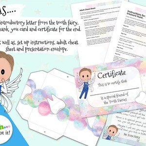 Tooth Fairy Treasure Hunt a Printable Indoor Lost Baby Teeth - Etsy UK