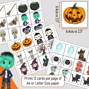 Halloween Memory Cards, a Printable Picture-matching Game for Toddlers ...