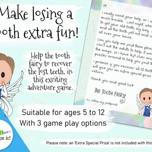 Tooth Fairy Treasure Hunt a Printable Indoor Lost Baby Teeth - Etsy UK