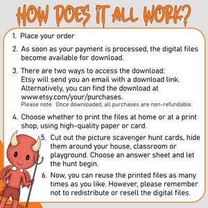 Halloween Scavenger Hunt, a Printable Spooky Picture Matching Family ...