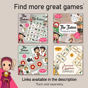 The Tudors Picture Scavenger Hunt, a Printable British History Family ...