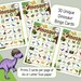 Dinosaur Bingo, Printable Jurassic 2nd Birthday Party Game, a T-rex ...