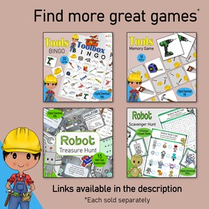 Toolbox Scavenger Hunt, a Printable DIY Picture Game, for a ...