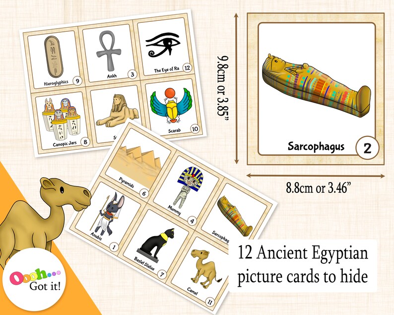 Ancient Egypt Picture Scavenger Hunt a Printable Egyptian - Etsy