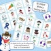 Snowman Bingo, 30 Printable Bingo Cards; a Festive Kids Winter Game for ...
