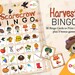 Fall Scarecrow Bingo Game a Printable Kids Activity a Family - Etsy UK