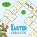 Easter Picture Dominoes, a Printable Party Game, Pre-school Activity ...