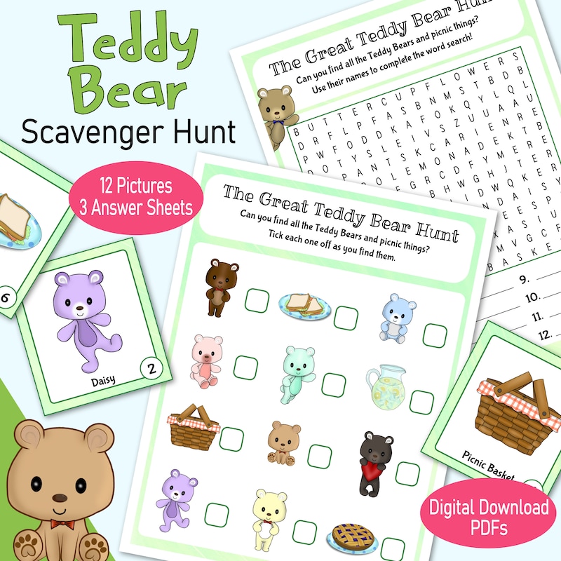 Teddy Bear Picnic - Etsy