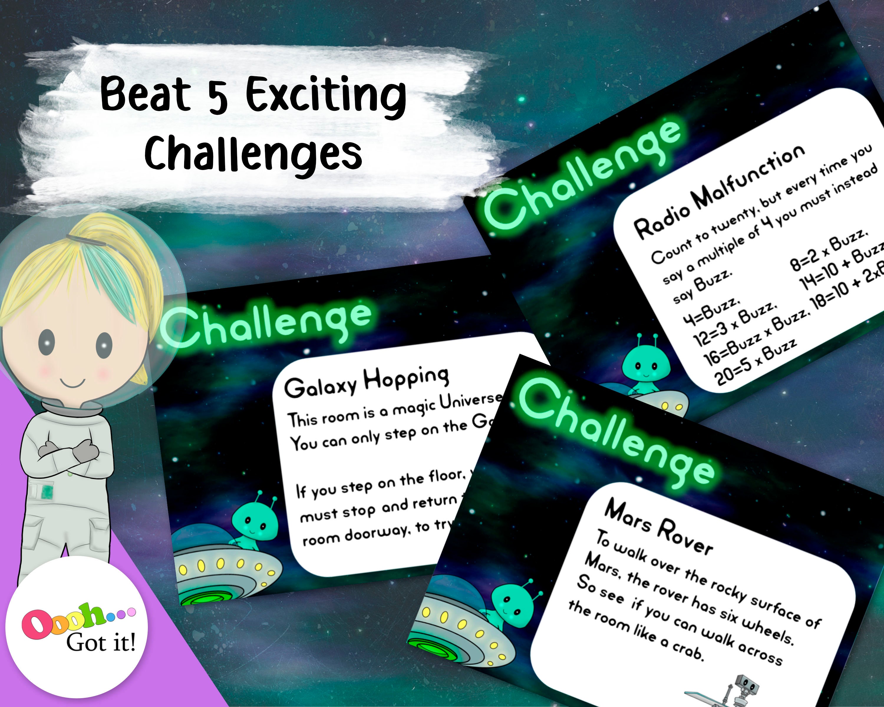 Space Treasure Hunt a Indoor Printable Family Adventure - Etsy UK