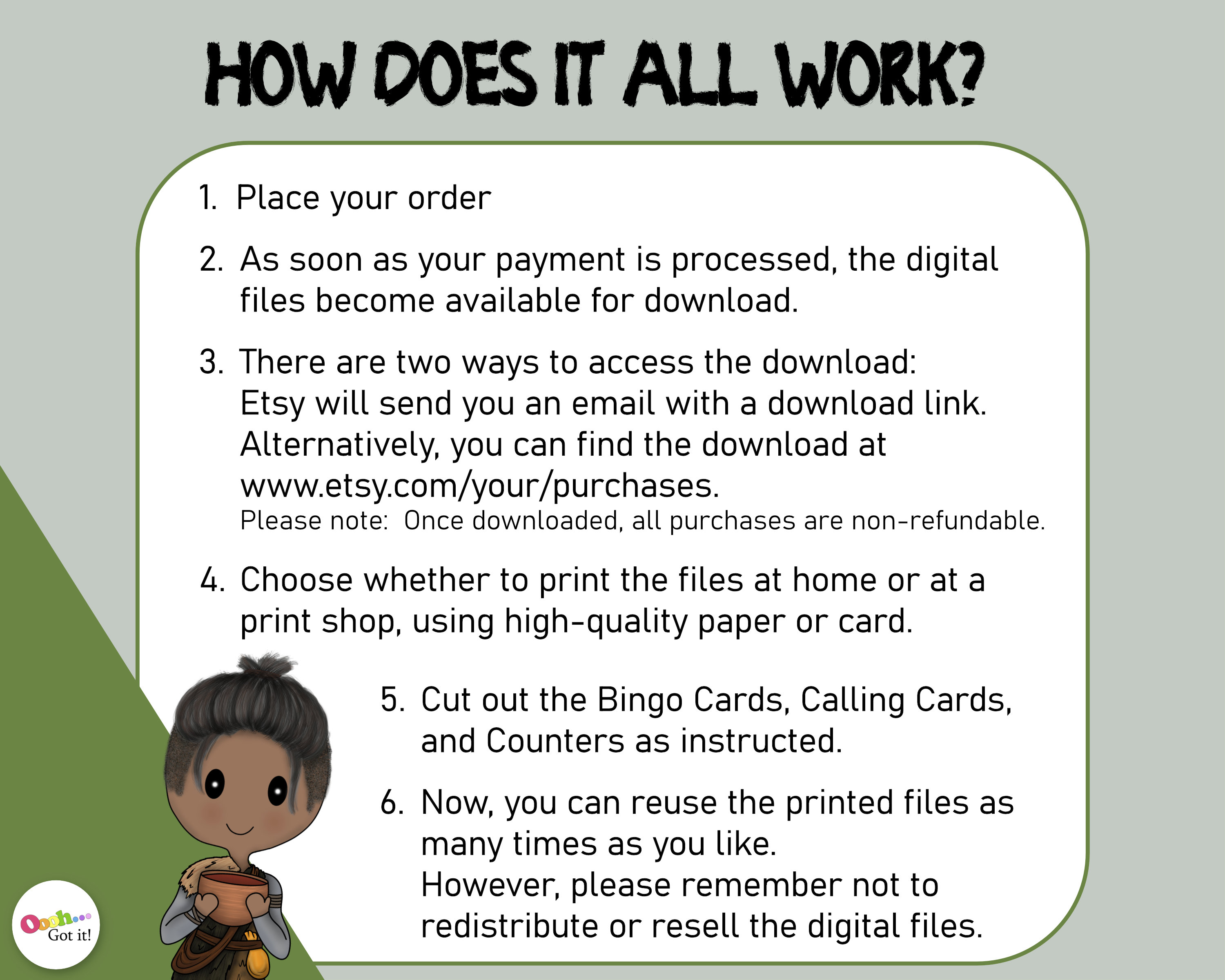 Stone Age Bingo Cards, a Printable Prehistoric Party Game, Kids ...