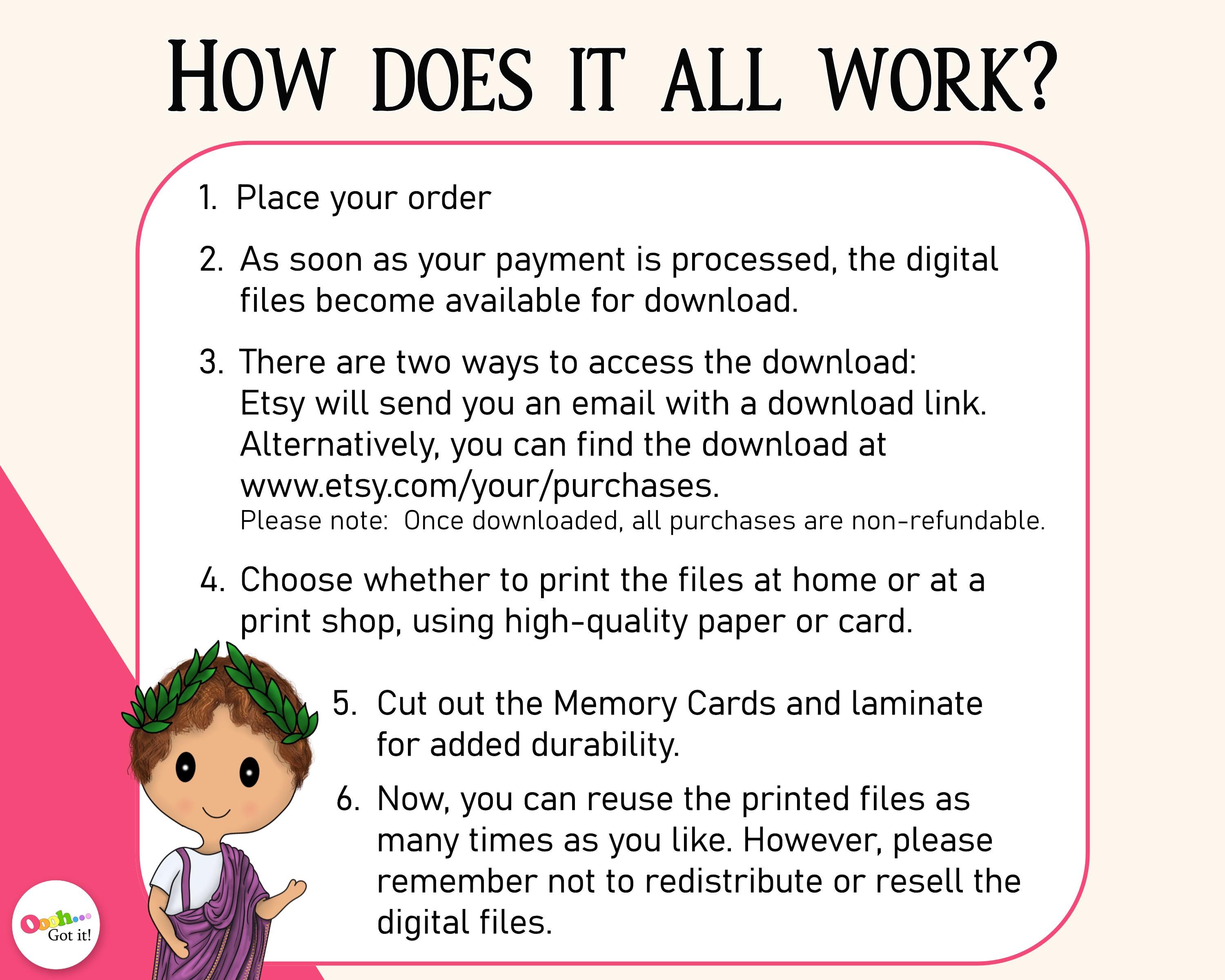 Ancient Rome Memory Game, a Printable Roman History Card Game, for a ...