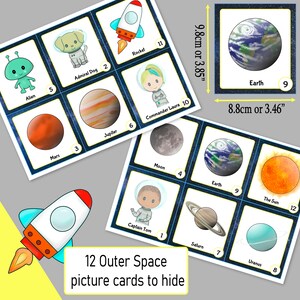 Space Scavenger Hunt, a Printable Alien Party Game, or Kids Solar ...