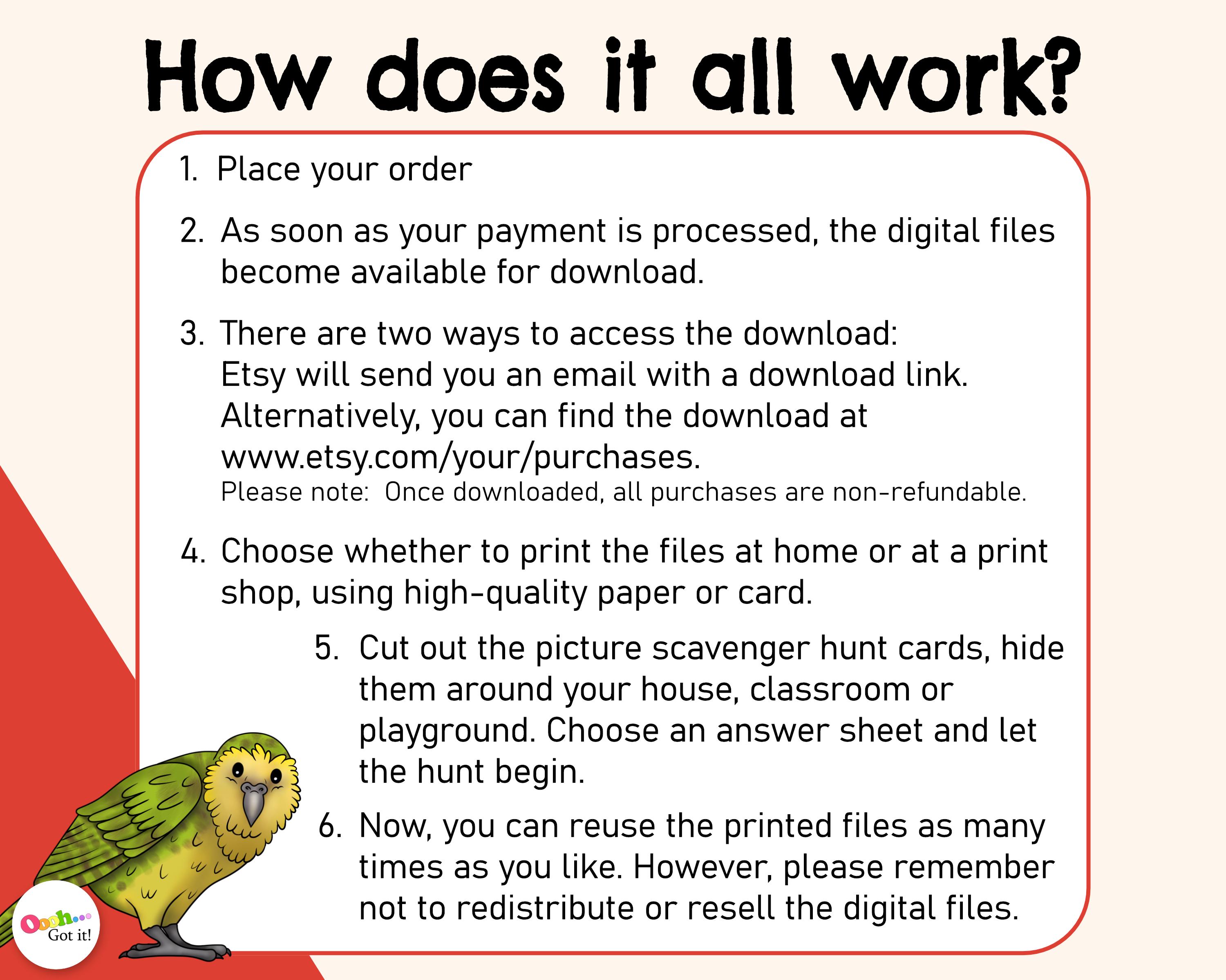 Australian & New Zealand Animal Scavenger Hunt – A Printable Aussie and ...
