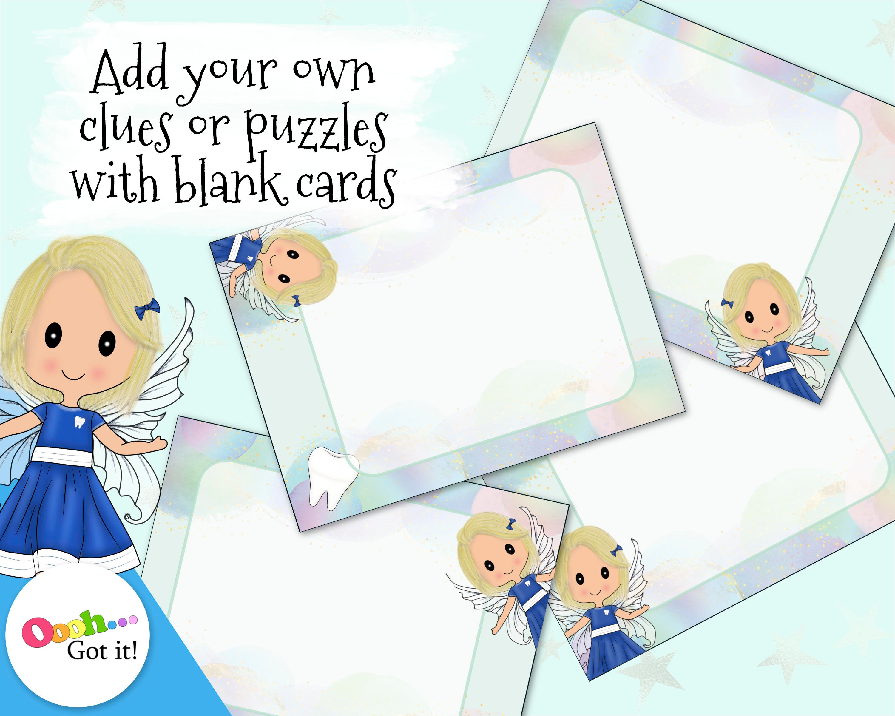 Tooth Fairy Game a Printable Indoor Treasure Hunt for Kids a - Etsy UK