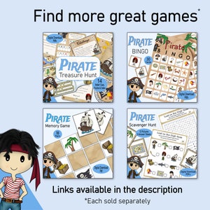 Pirate Dominoes, a Printable Kids Activity for a Pirate Birthday Party ...