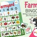 Farm Animals Bingo a Printable Farmyard Kids Game 30 Cards | Etsy