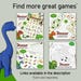 Dinosaur Memory Card Game, a Printable Jurassic Picture Matching Game ...