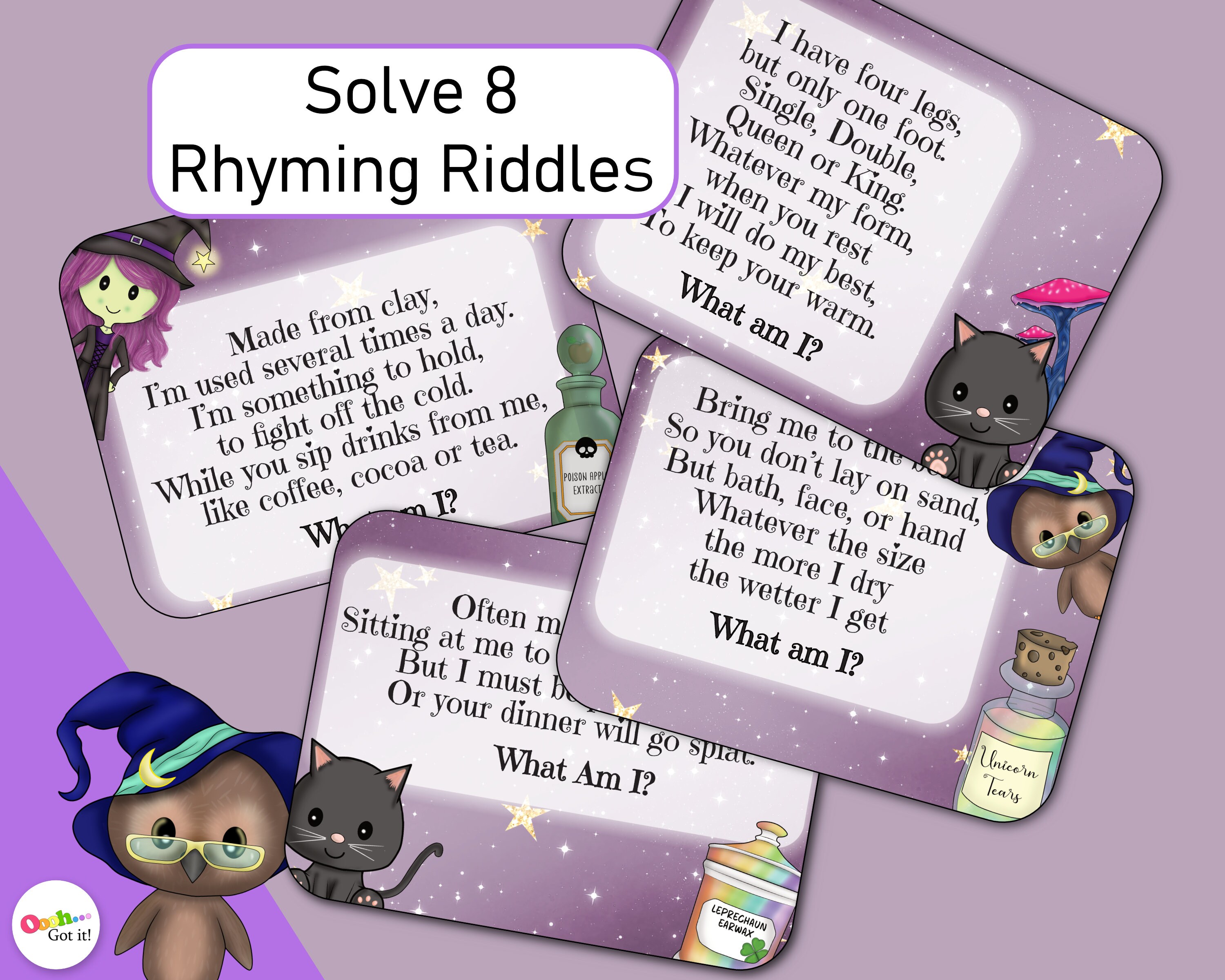 Witch Treasure Hunt, a Indoor Printable, Family Scavenger Hunt, With ...