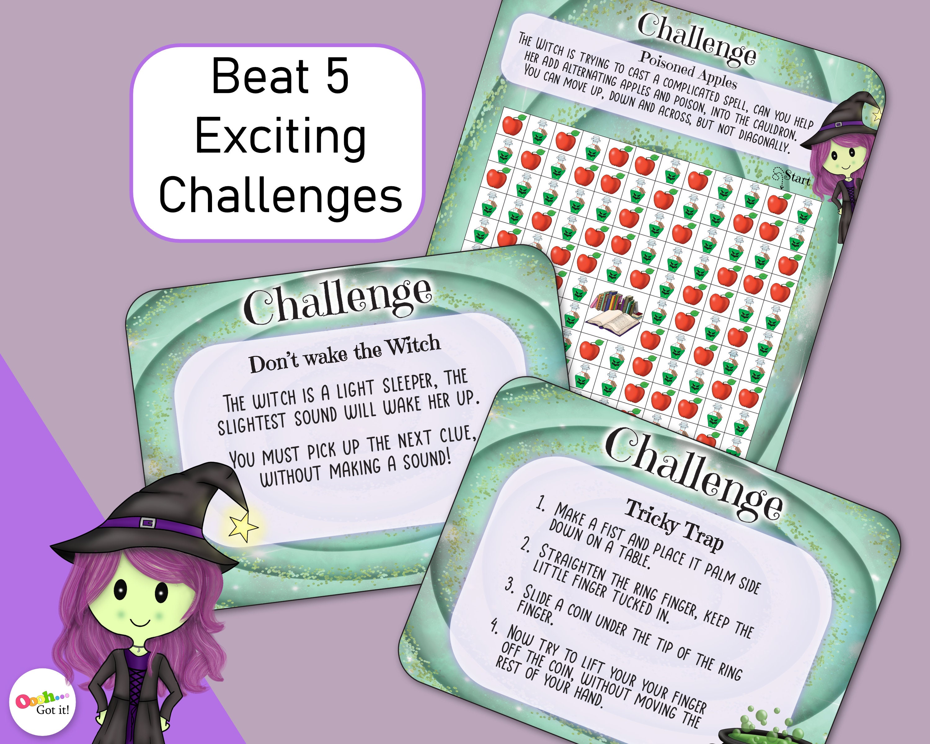 Witch Treasure Hunt, a Indoor Printable, Family Scavenger Hunt, With ...