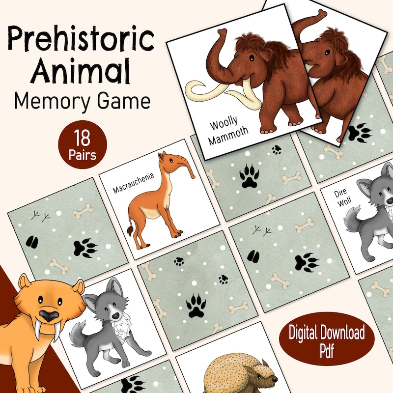 Ice Age Activities for Kids - Etsy