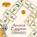 Ancient Egyptian Dominoes, a Printable Mummy Party Favor, Boy's ...
