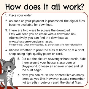 Prehistoric Animals Scavenger Hunt - a Printable Ice Age Family Game, a ...