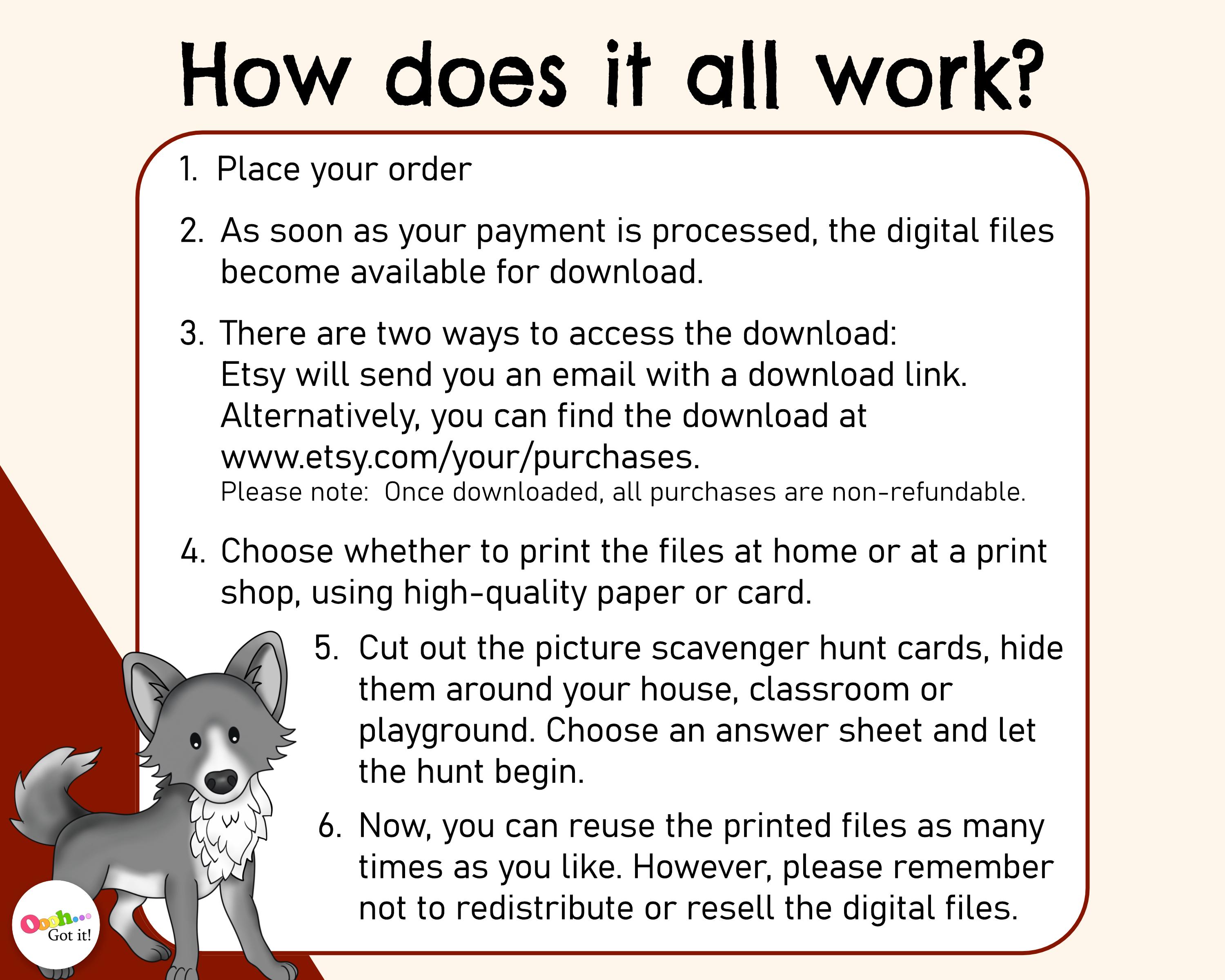 Prehistoric Animals Scavenger Hunt - a Printable Ice Age Family Game, a ...