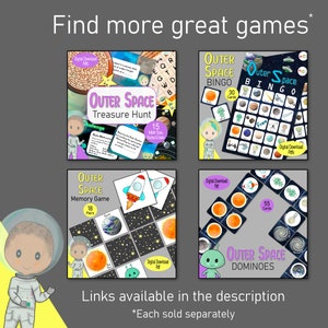 Space Scavenger Hunt, a Printable Alien Party Game, or Kids Solar ...