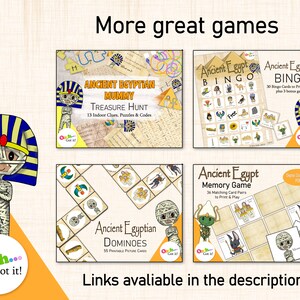 Ancient Egypt Picture Scavenger Hunt a Printable Egyptian - Etsy UK