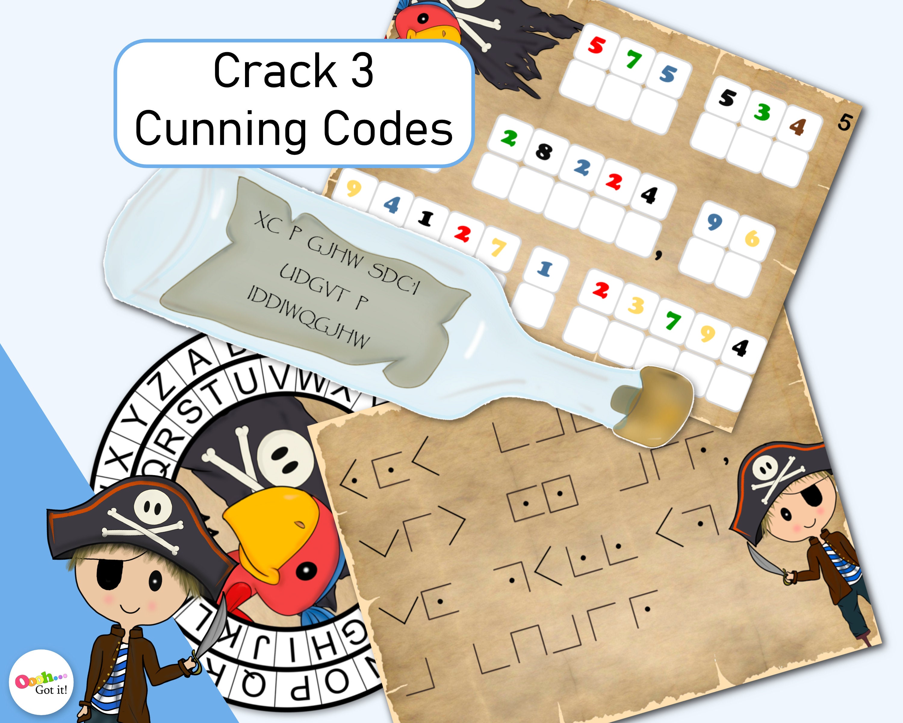 Pirate Treasure Hunt a Printable Indoor Scavenger Hunt With - Etsy