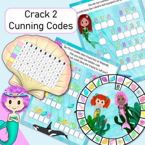 Mermaid Treasure Hunt. A Indoor Printable Kids Scavenger Hunt, Escape ...