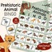 Prehistoric Animals Bingo - a Printable Ice Age Party Game, a Fun ...