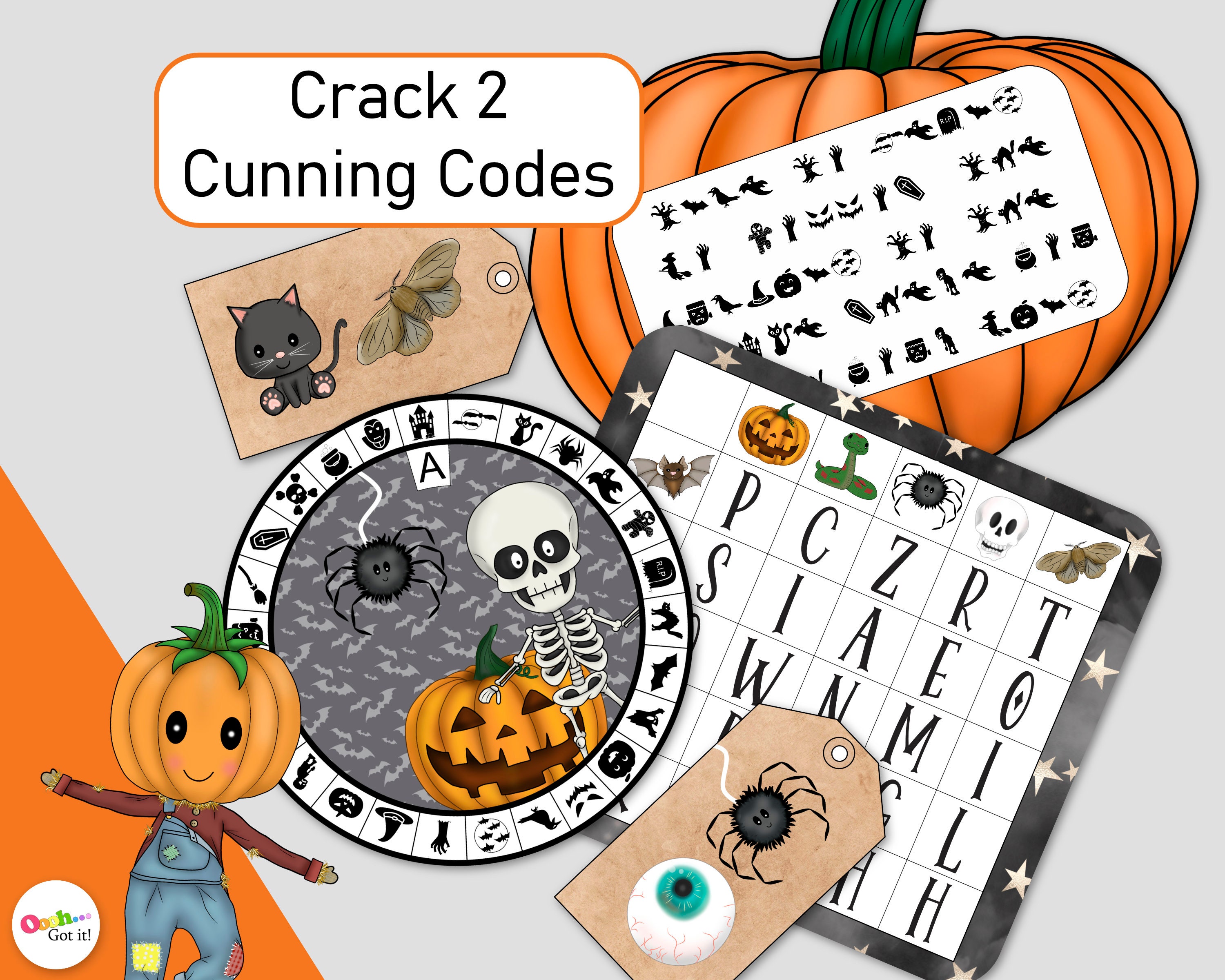 Halloween Treasure Hunt, a Printable Indoor Family Scavenger Hunt, Fun ...