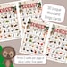 Woodland Animal Bingo Cards, a Printable Autumn Forest Game, for a ...