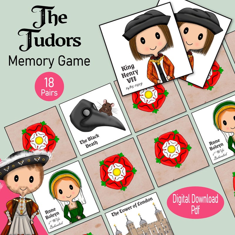 Memory Game Uk - Etsy