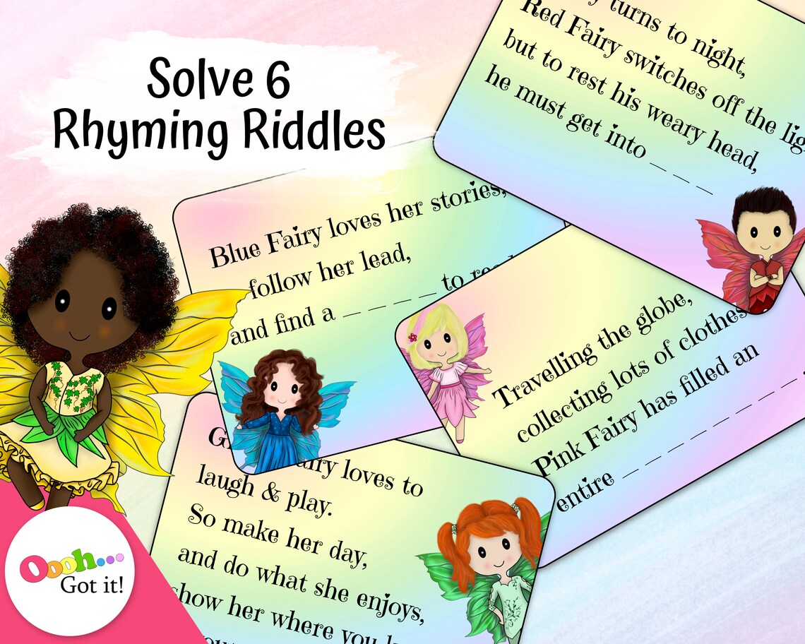 Fairy Treasure Hunt a Printable Indoor Scavenger Hunt With - Etsy UK