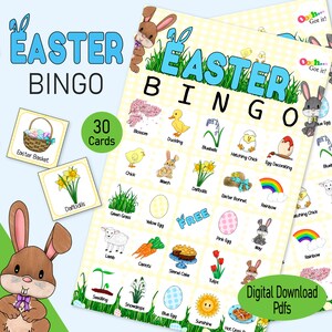 Easter Bingo – A Fun Printable Spring Game for Kids, Perfect for Easter ...